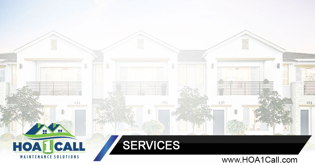 Services, HOA 1 Call, HOA | Maintenance